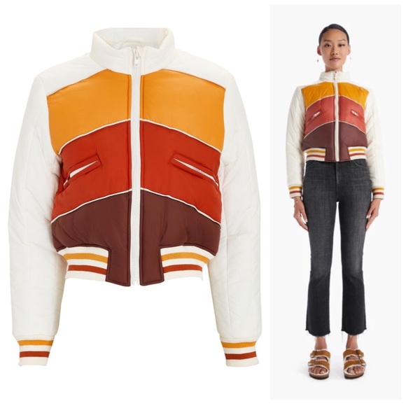 MOTHER | Jackets & Coats | Mother 7s Downward Slope Puffer Jacket Crowd ...